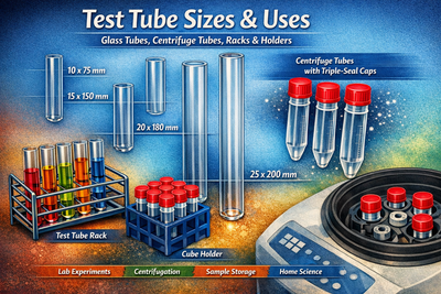 Guide to Glass Test Tubes, Centrifuge Tubes, Racks & Holders