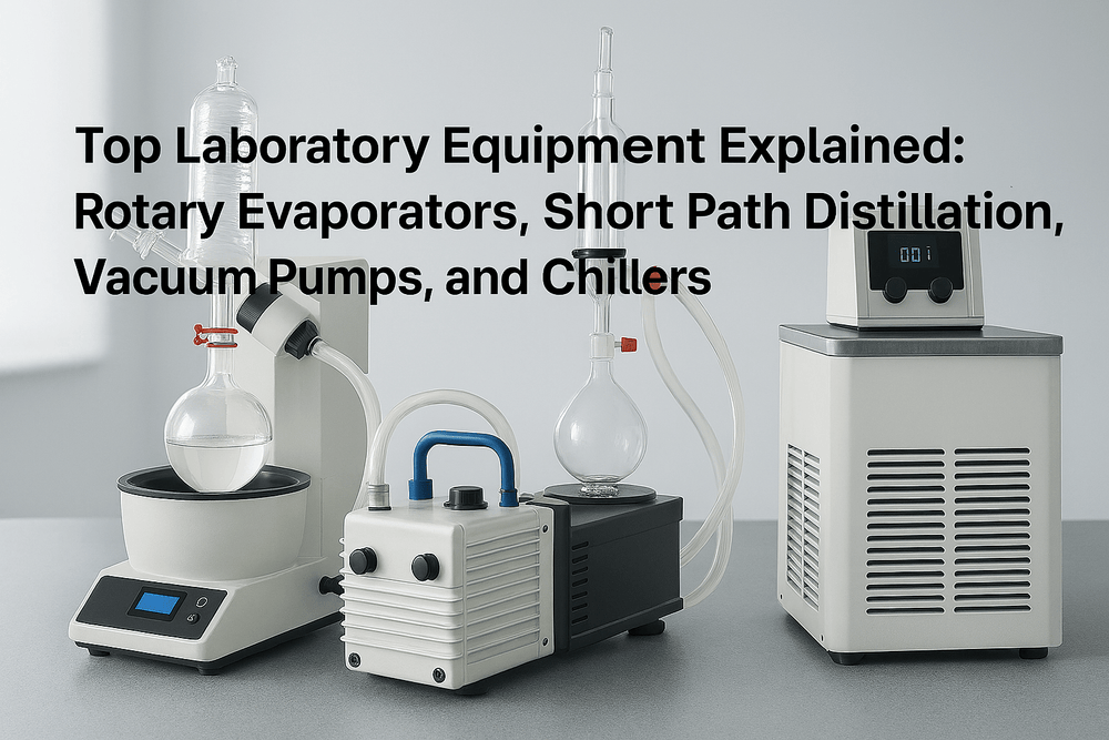 TN Lab Rotary Evaporator Short-Path Distillation Vacuum Pump