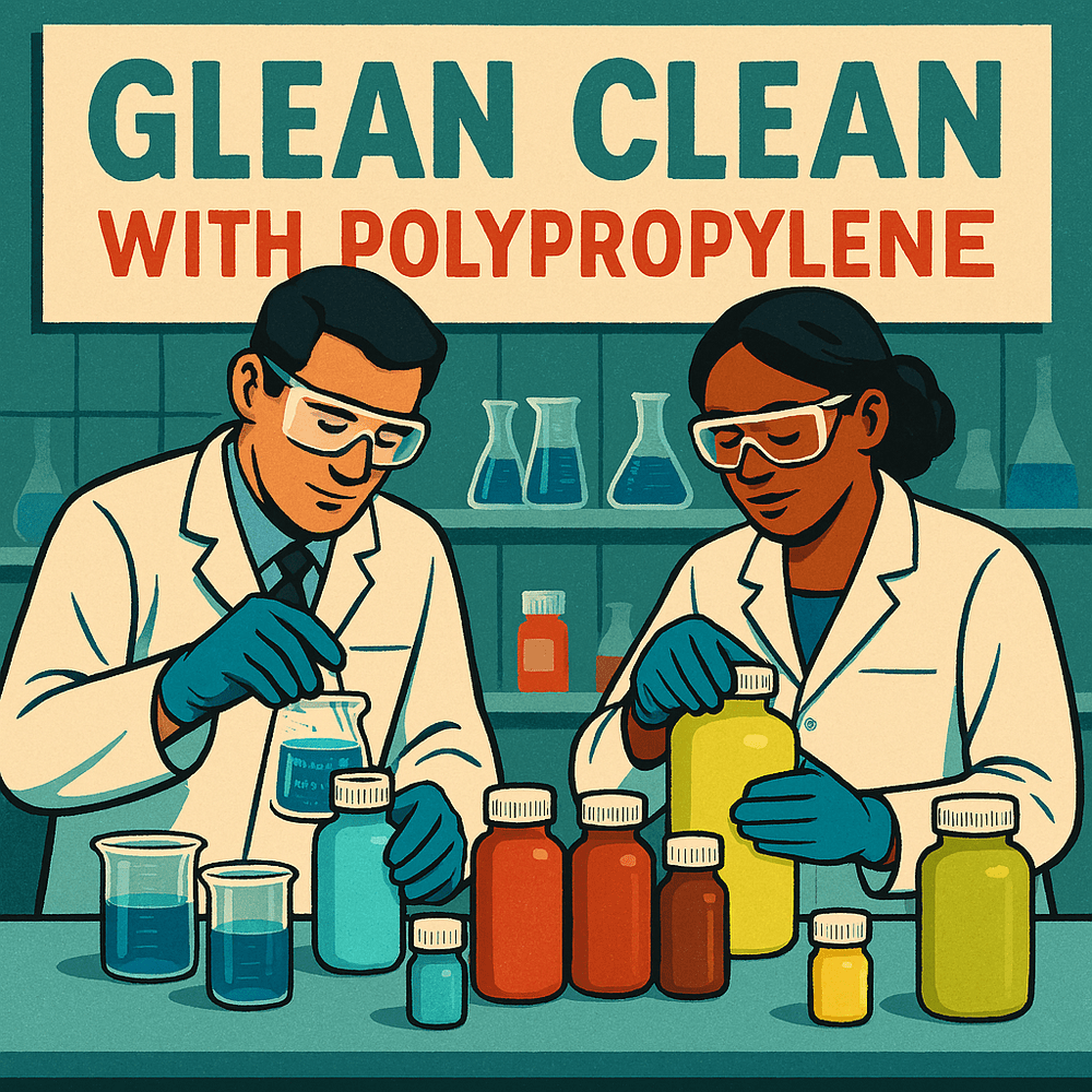 TN Lab Polypropylene Beakers and Reagant Sample Bottles